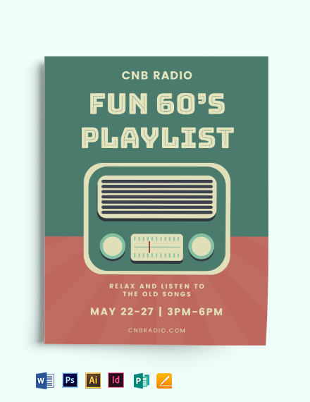 Free Retro Christmas Flyer Template - Word, Apple Pages, PSD, Publisher ...