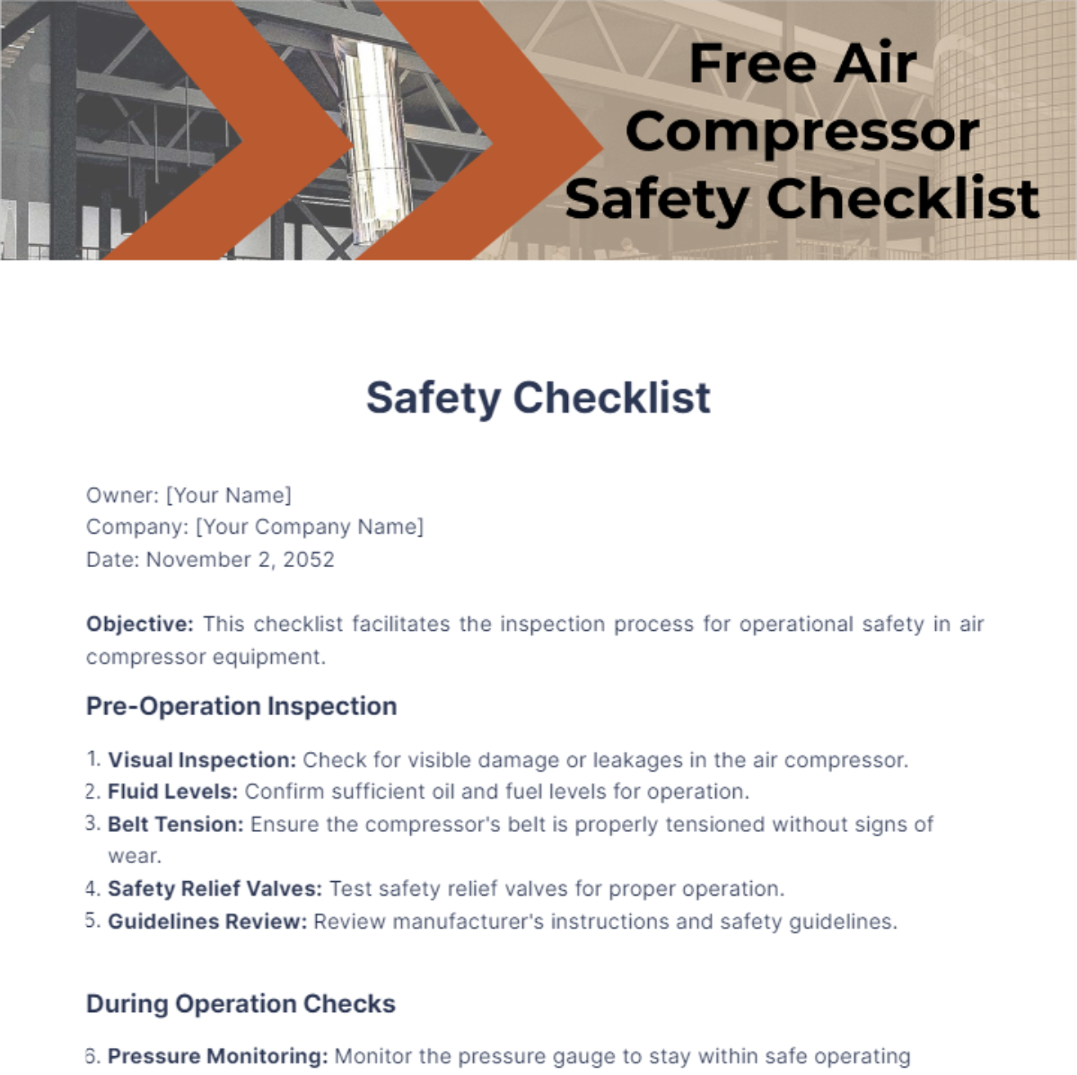 Page 7 FREE Checklist Templates & Examples - Edit Online & Download ...