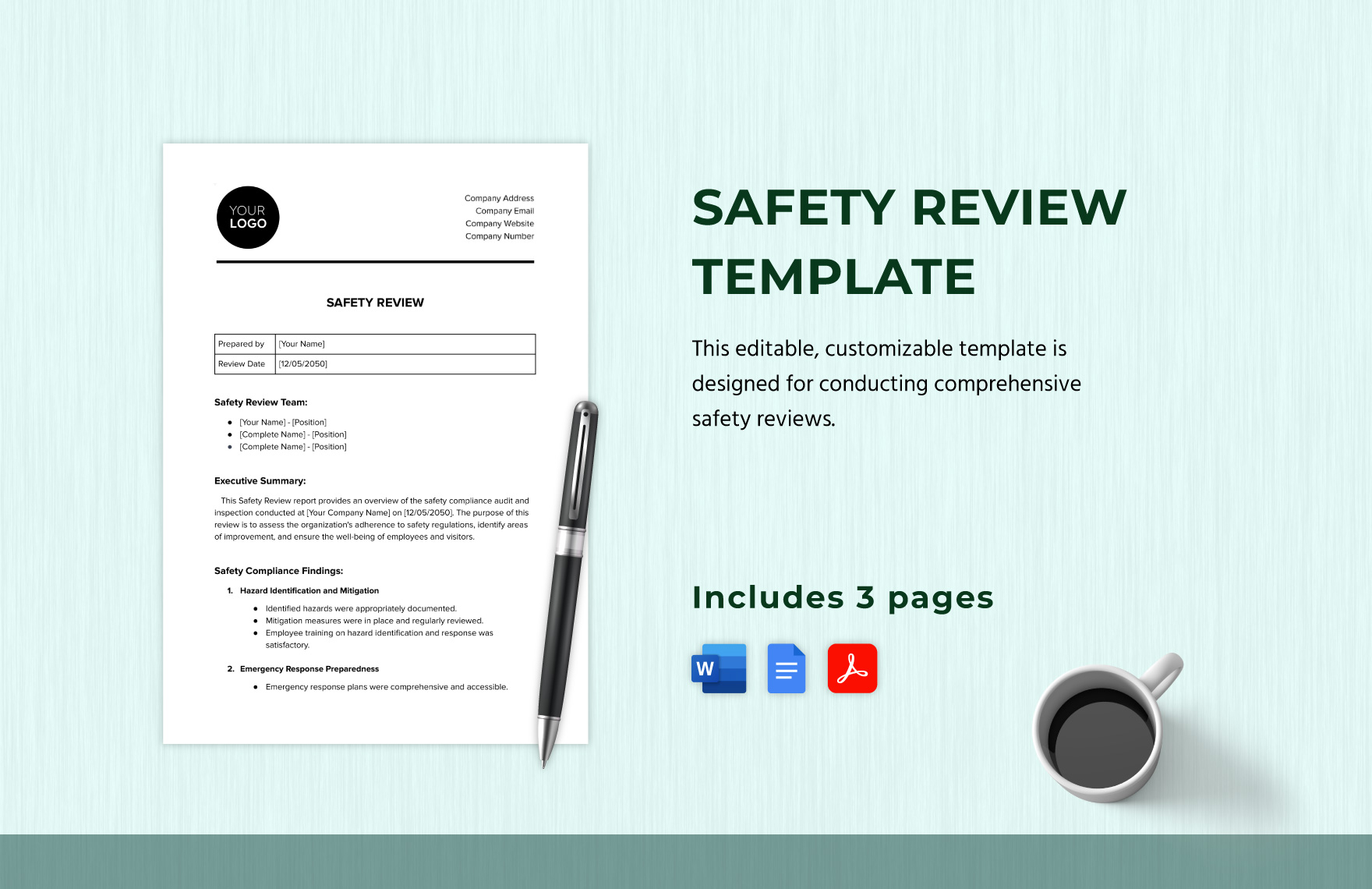 Hazard Review Template In PDF Word Google Docs Download Template