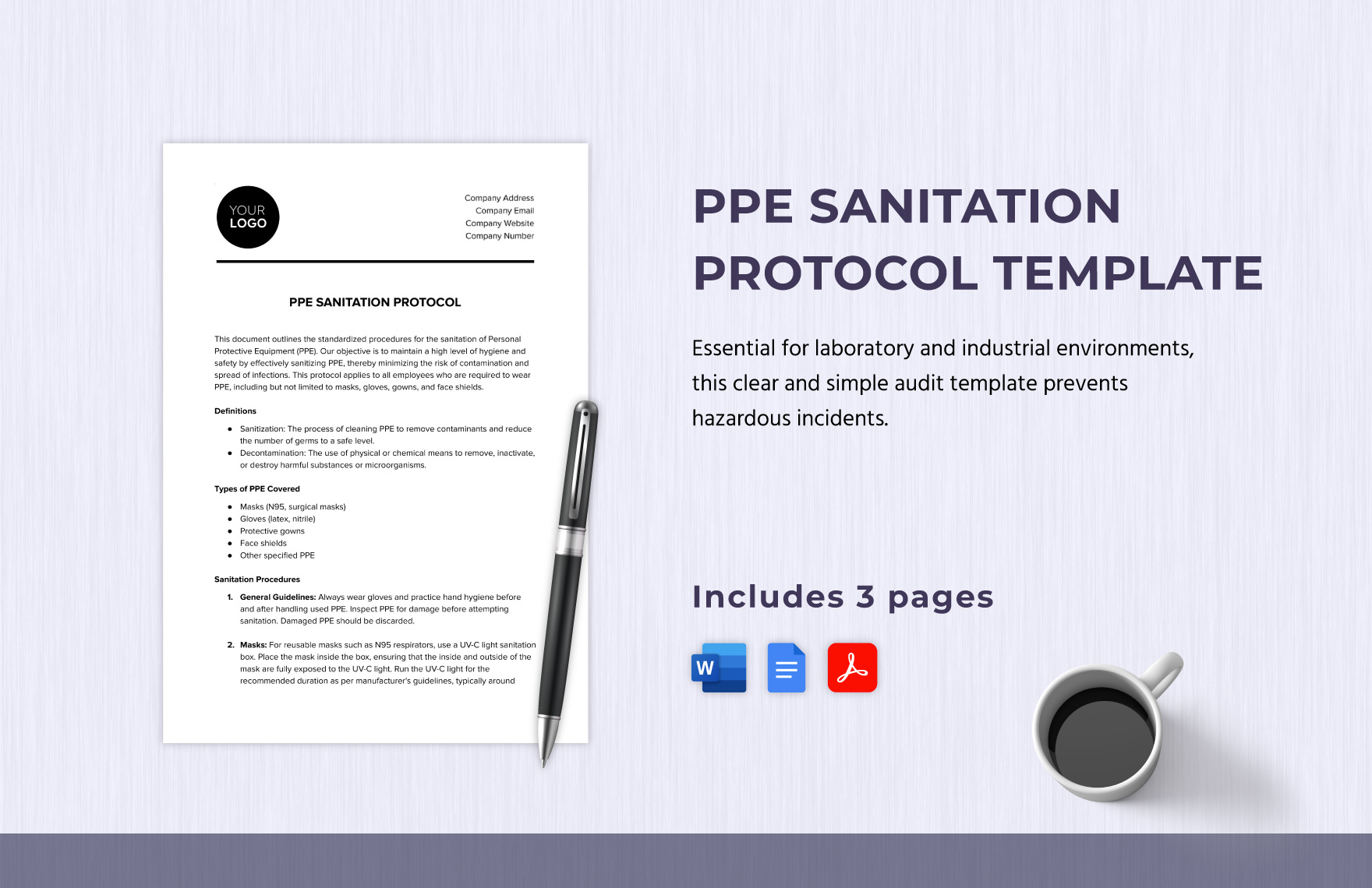 PPE Maintenance Guide Template - Download in Word, Google Docs, PDF ...