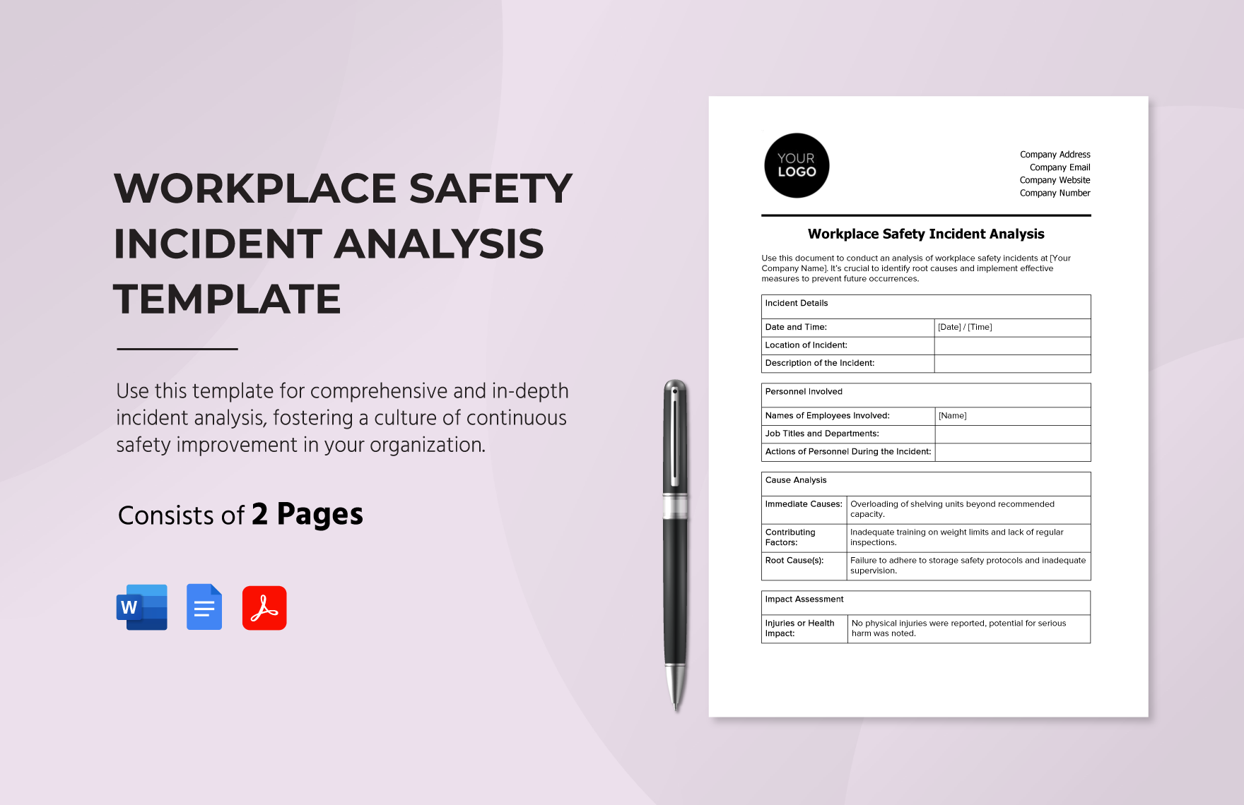 Editable Root Cause Analysis Templates In Word To Download