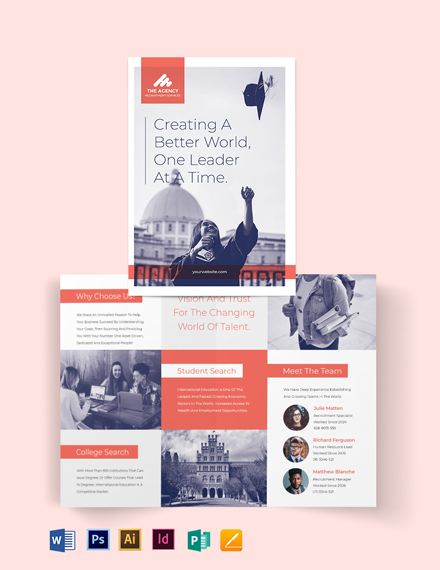 34+ Recruitment Brochures - Free PSD, AI, Apple Pages