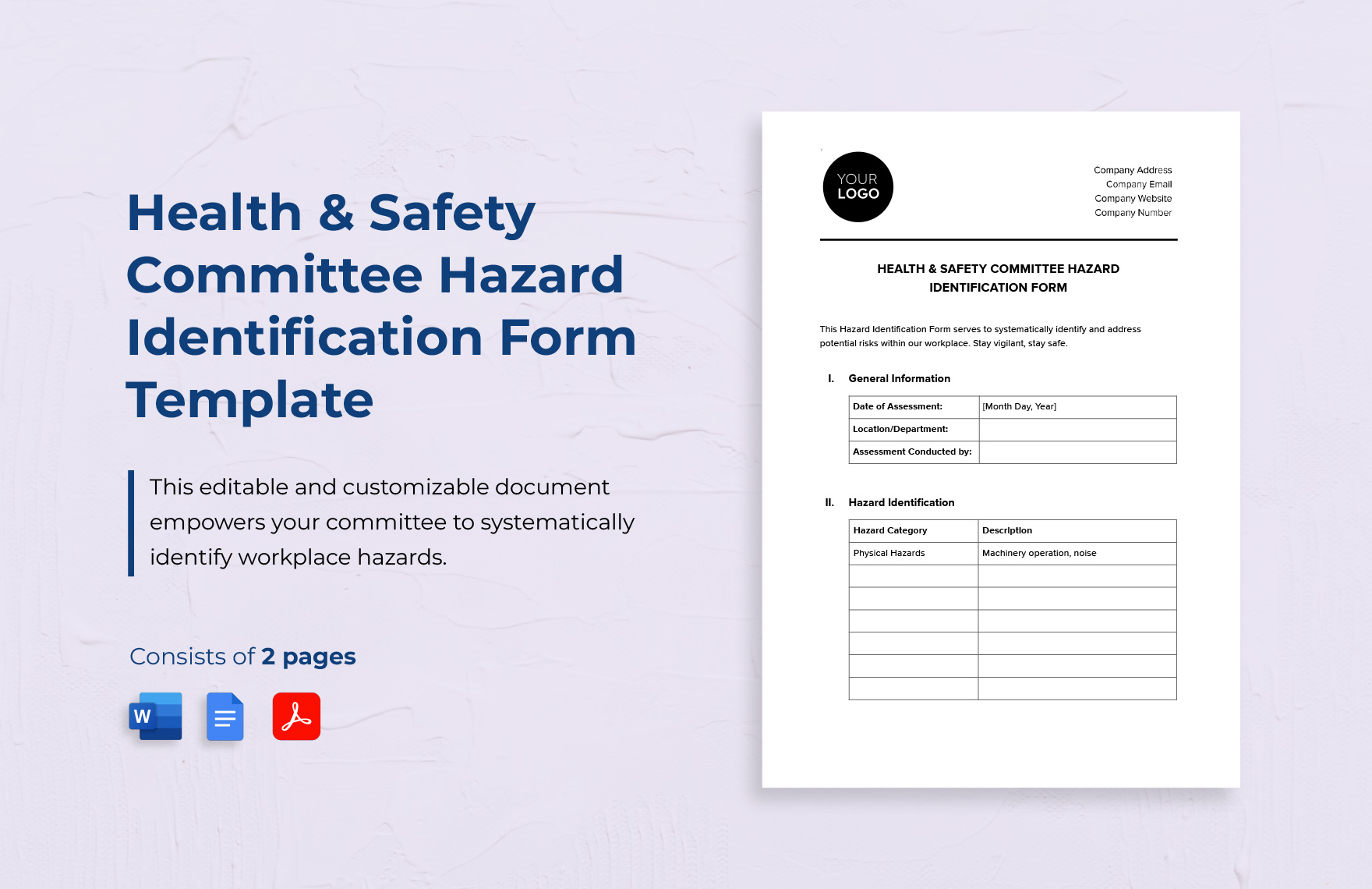 Incident Report Form Templates In PDF To Download Incident Report Form Templates In PDF To Download