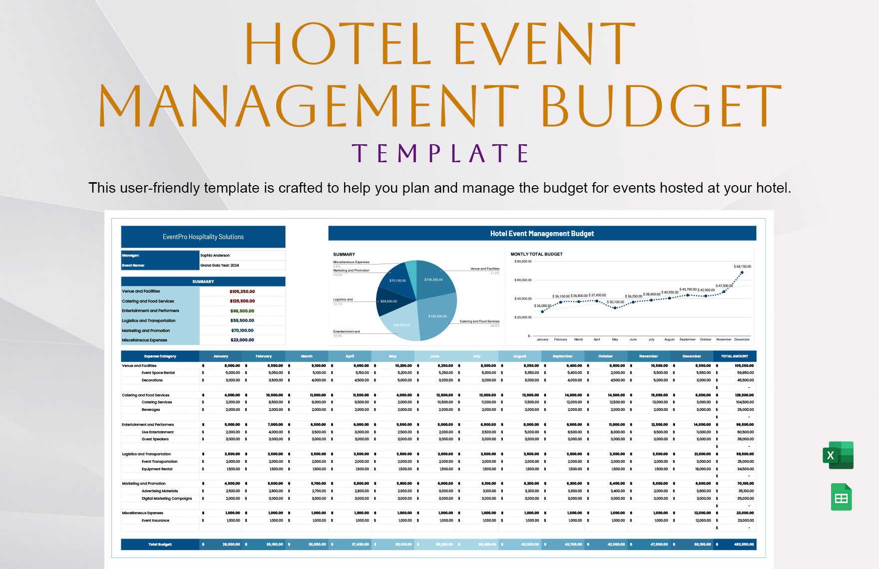 50 30 20 Budget Template In Excel Google Sheets Download Template