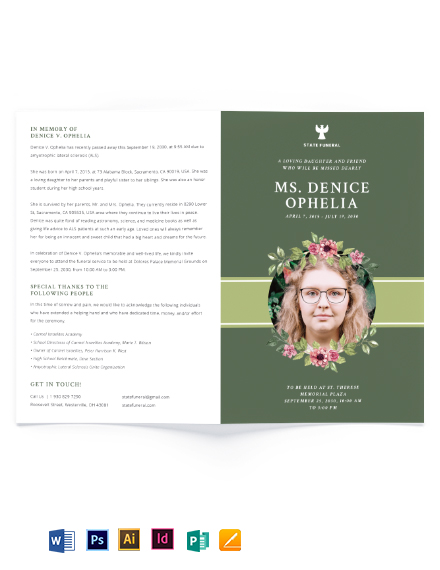Catholic Death Obituary Template - Edit Online & Download Example ...