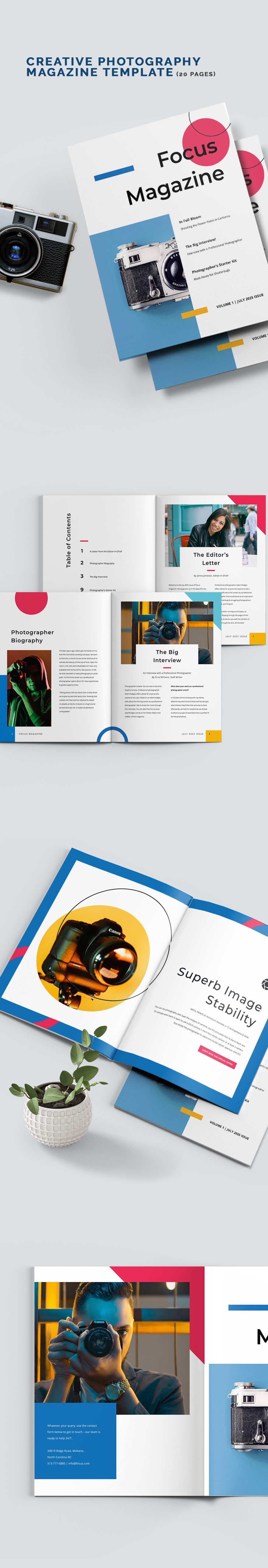 Digital Photography Magazine Template - InDesign, Word, PSD, Publisher ...