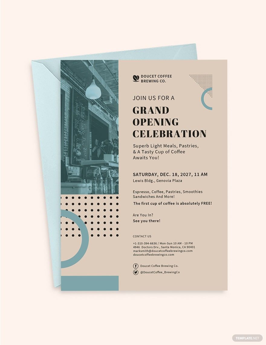 Gym Opening Invitation Template - Illustrator, Word, Apple Pages, PSD ...