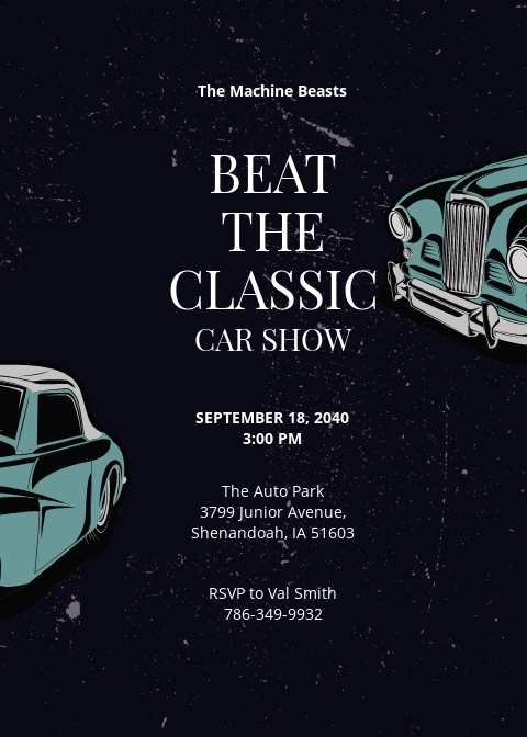 Automotive Event Invitation Letters