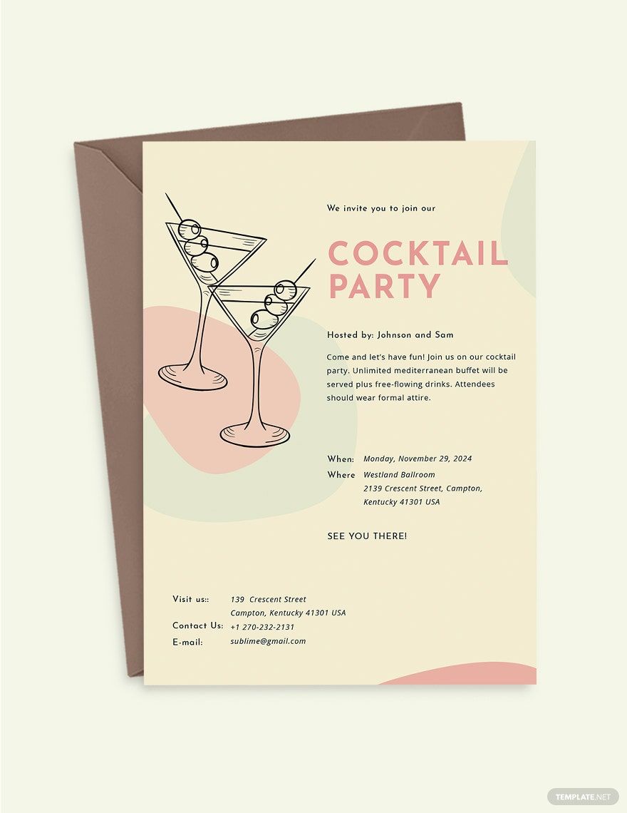Party Invitation Template - Download in Illustrator, PSD | Template.net