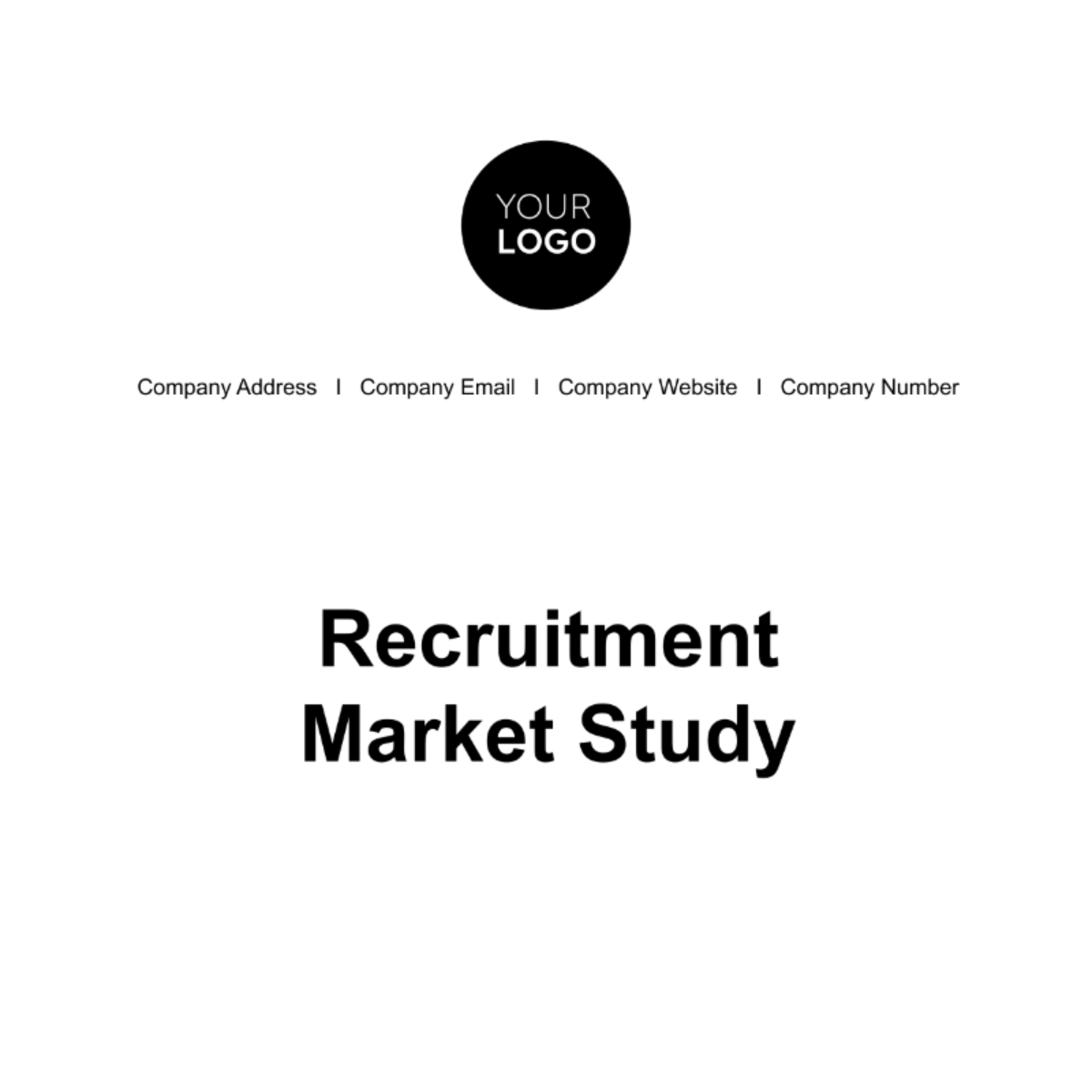 Recruitment Market Study HR Template - Edit Online & Download Example ...
