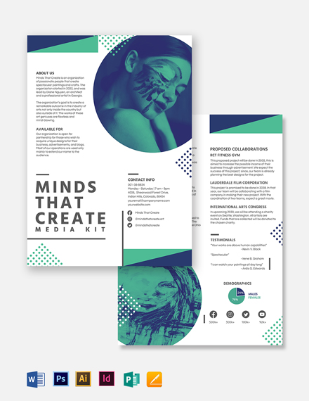 Advertising Media Kit Template