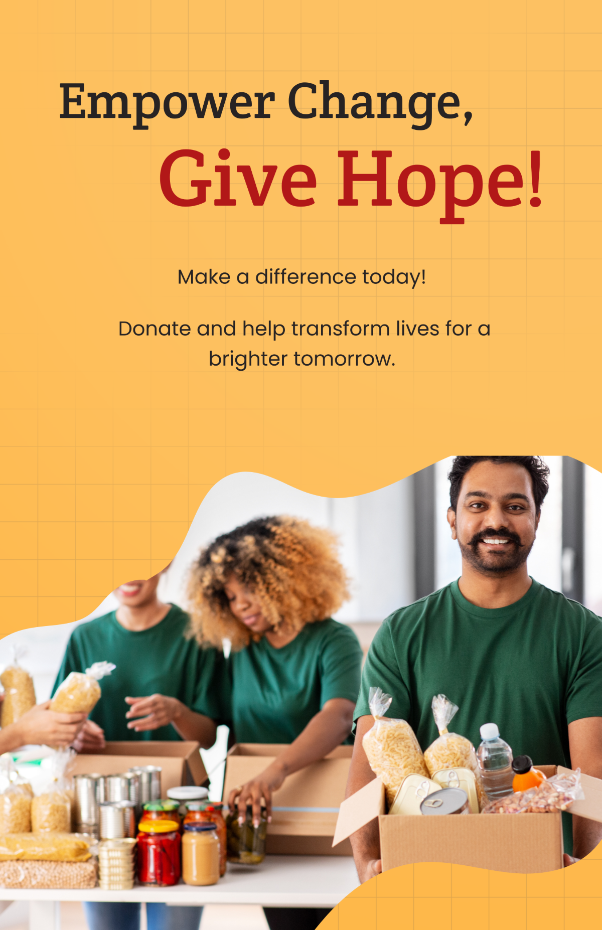 Donation Poster Template - Edit Online & Download Example | Template.net