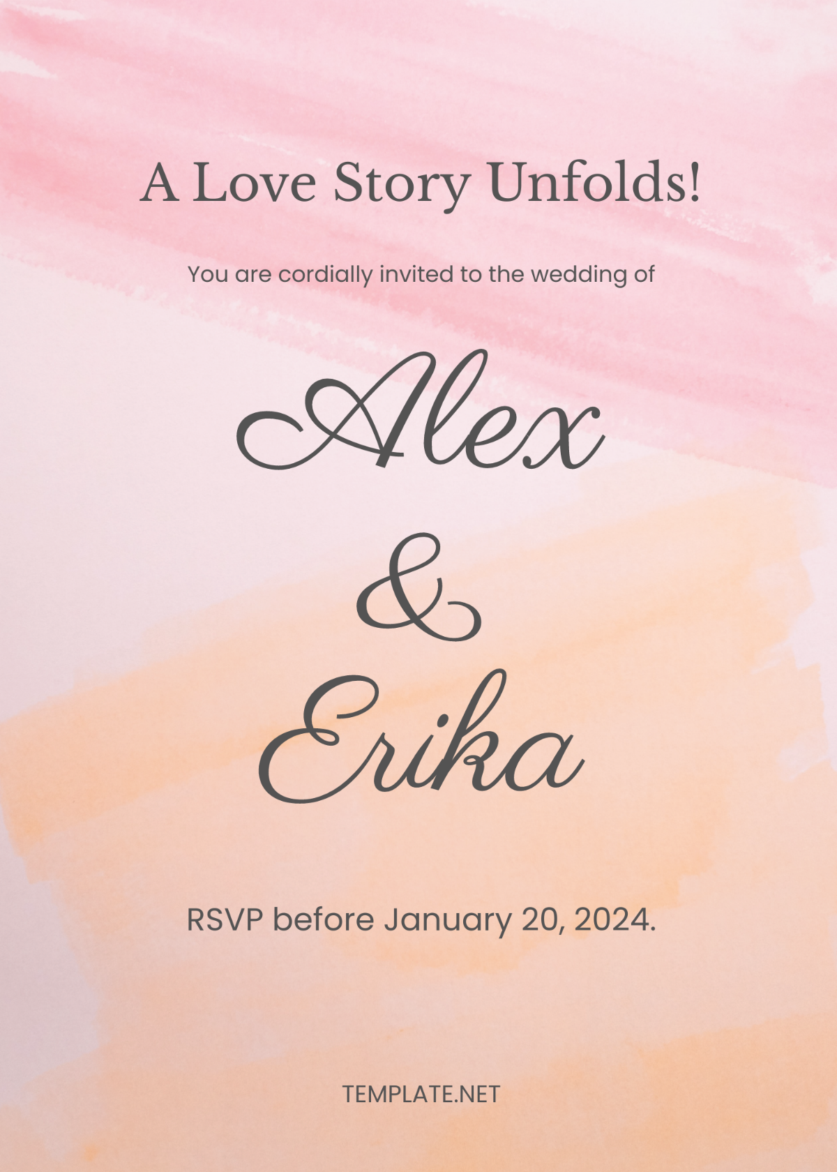 Free Beautiful Wedding Card - Edit Online & Download | Template.net