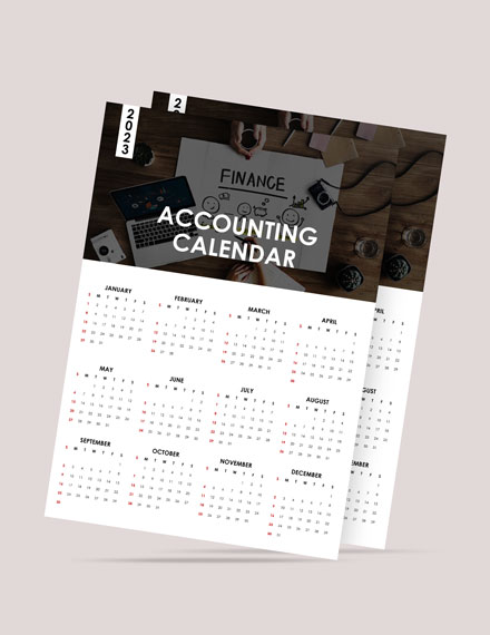 Free Blank Accounting Desk Calendar Template - Word, Apple Pages ...
