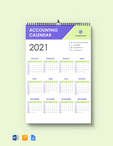 19 Editable Calendar Google Docs Templates Free Downloads Template