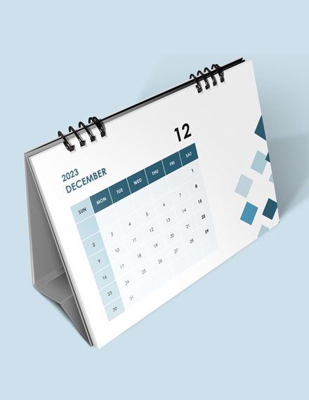 Project Event Desk Calendar Template - Google Docs, Word, Apple Pages ...
