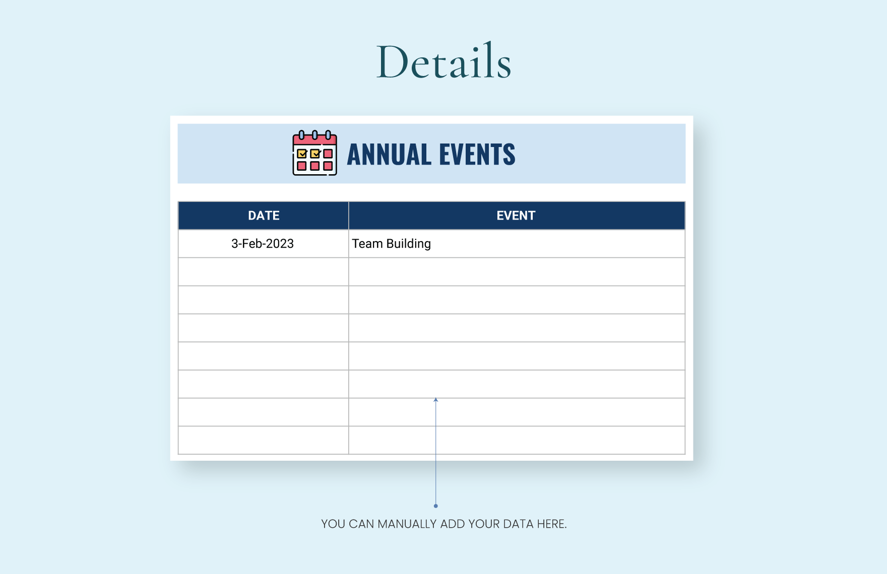 Simple Calendar Template - Download in Word, Google Docs, Excel, PDF ...
