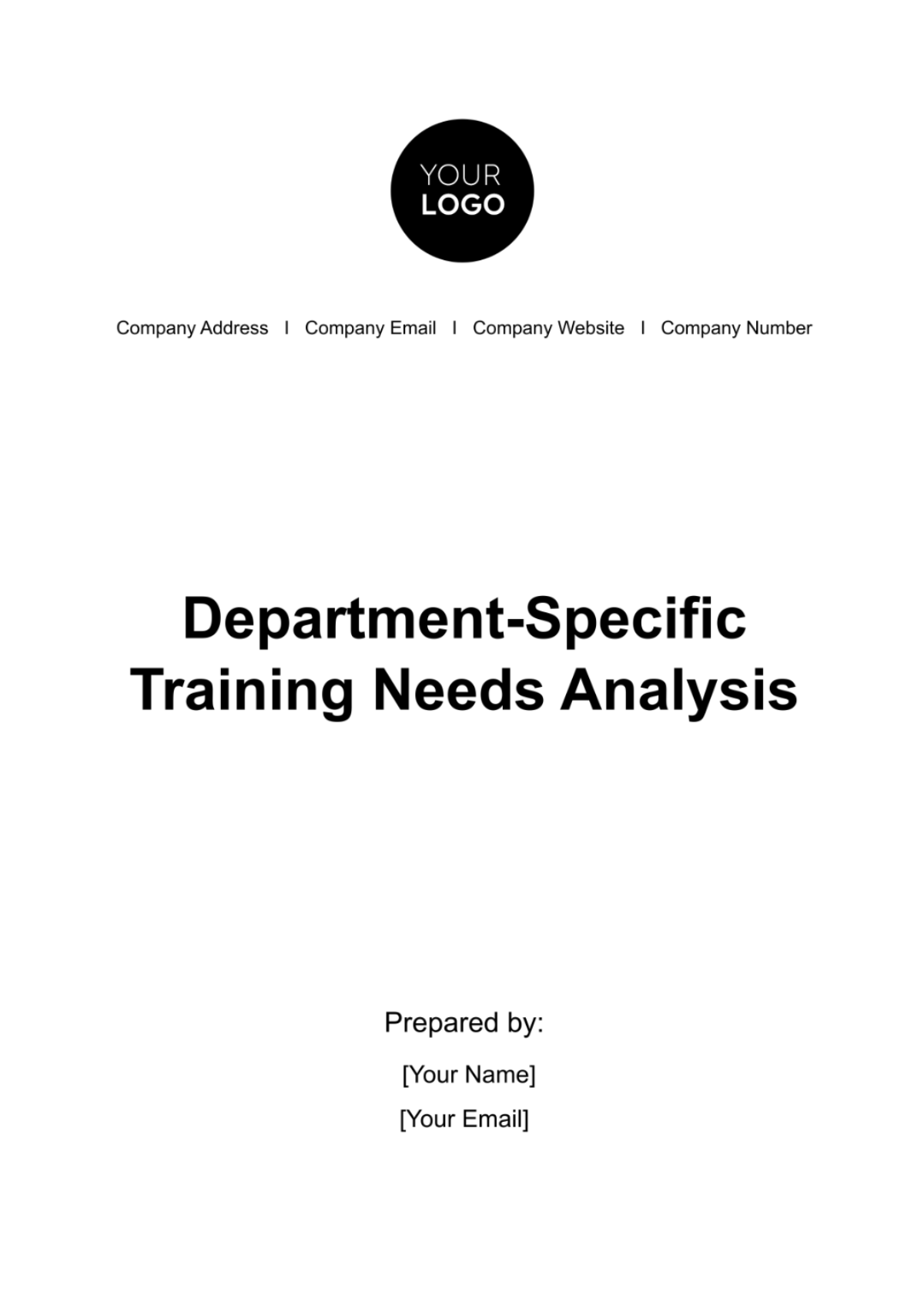 Free Training Need Analysis Templates Editable And Printable Free Training Need Analysis Templates Editable And Printable
