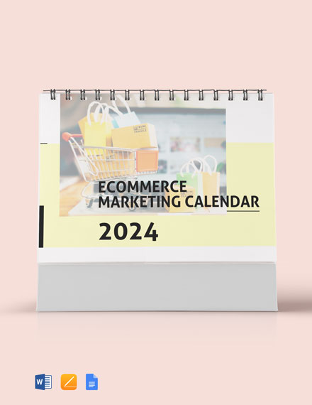 Horizontal calendar (Sunday start)