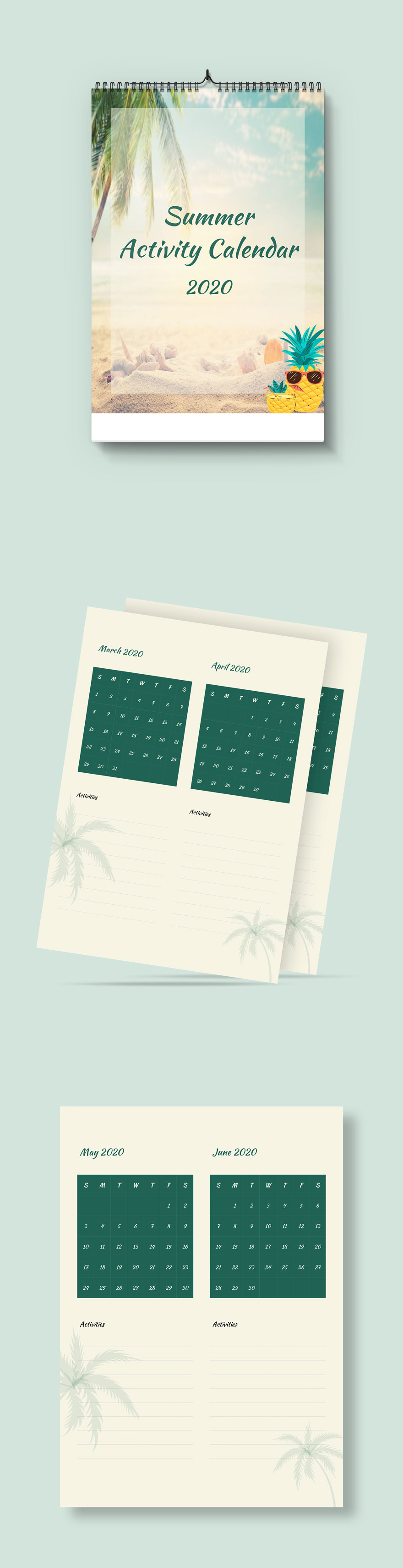 Business Activity Desk Calendar Template - Google Docs, Word, Apple ...