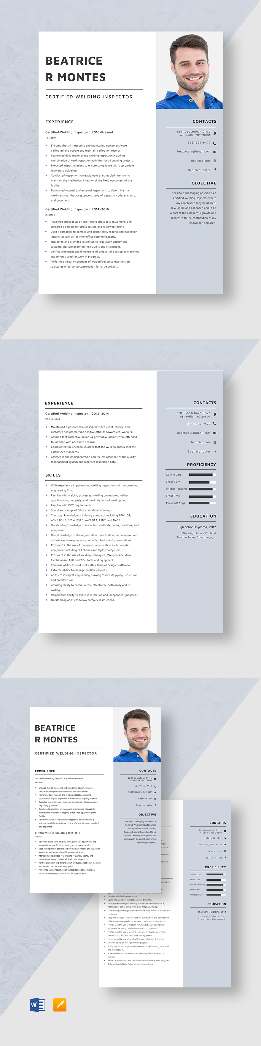 Free Certified Nurse Resume Template - Word, Apple Pages | Template.net