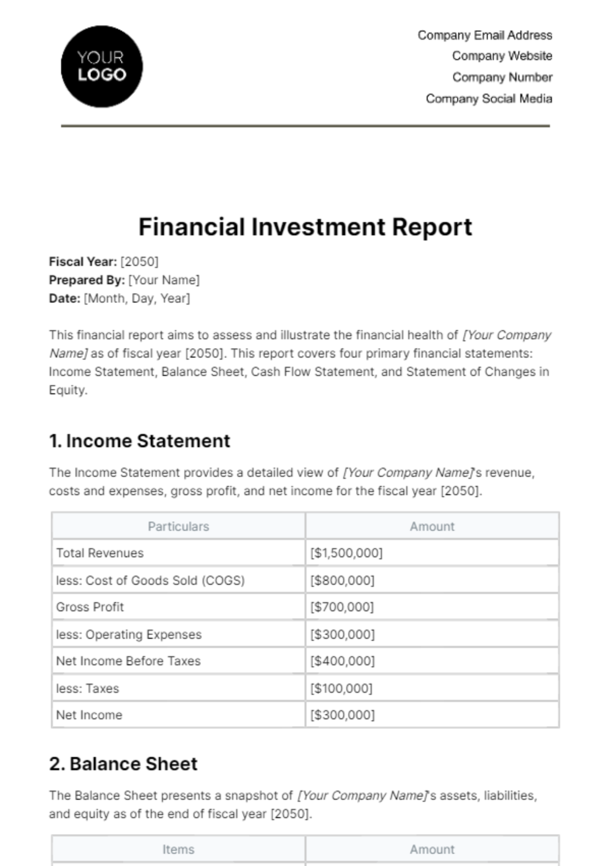 Free Financial Report Cover Sheet Template To Edit Online Free Financial Report Cover Sheet Template To Edit Online