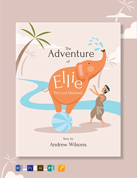FREE Editable Kid's Book Cover Template - Word (DOC) | PSD | InDesign ...