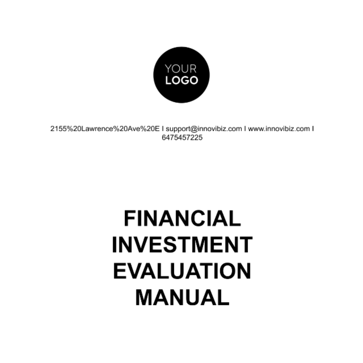 Financial Investment Evaluation Manual Template - Edit Online ...