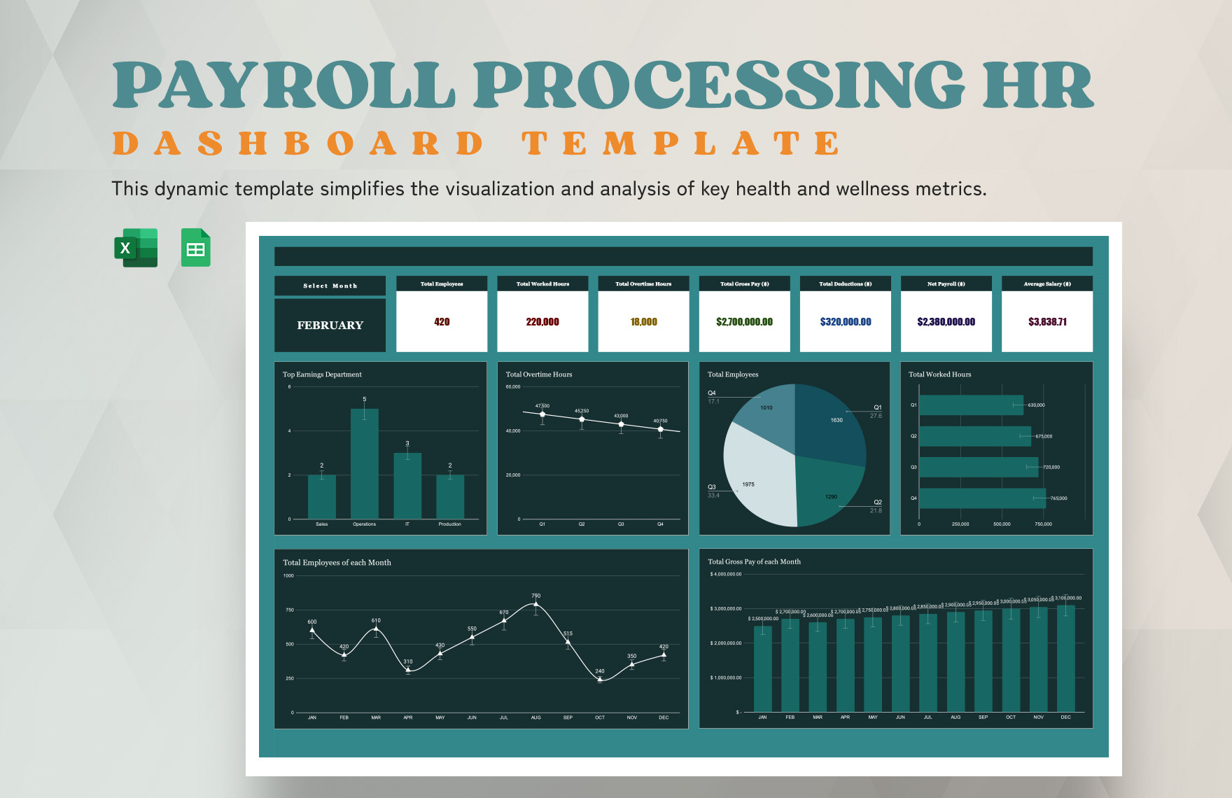 Editable Payroll Templates In Google Sheets To Download