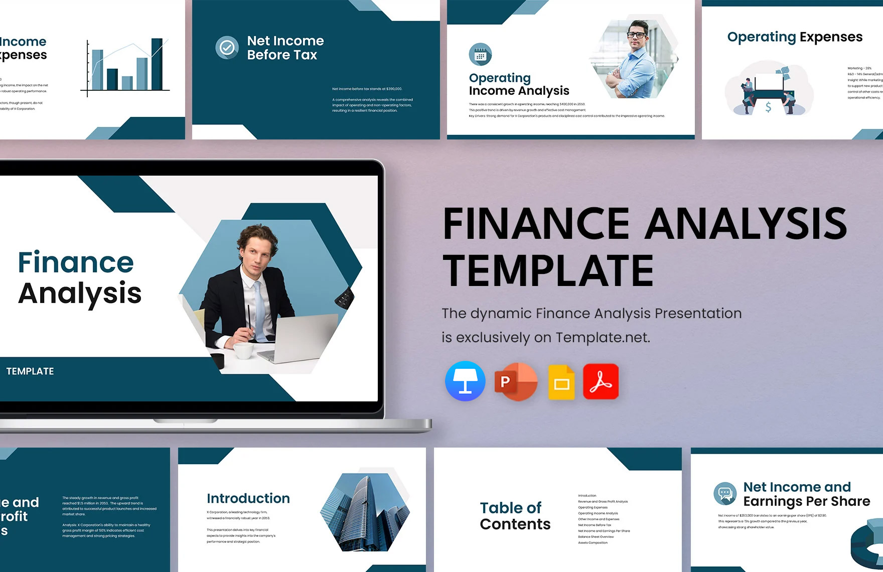 Finance Analysis Template In PowerPoint PDF Google Slides Download Finance Analysis Template In PowerPoint PDF Google Slides Download