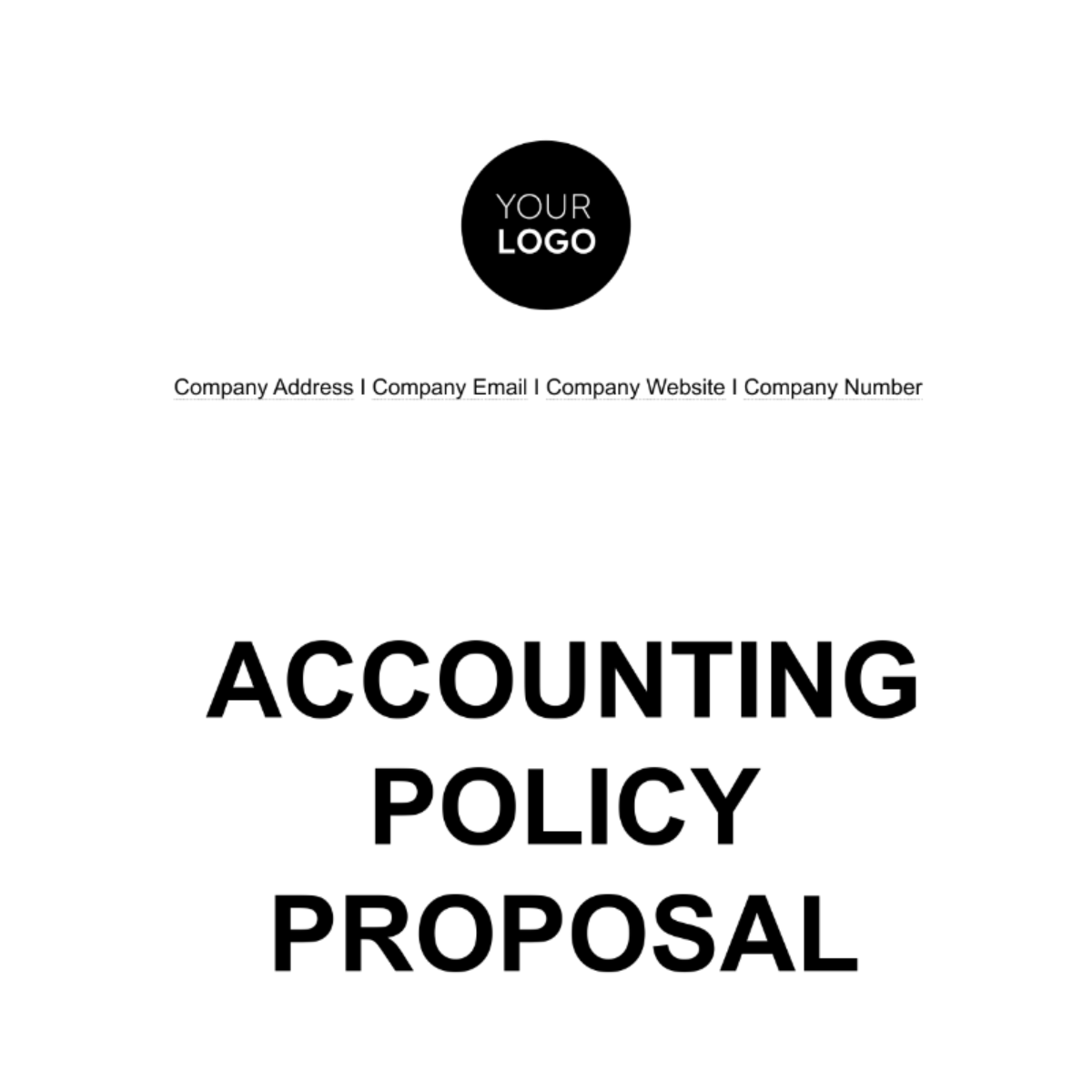 Accounting Proposal Template Word Prntbl concejomunicipaldechinu gov co