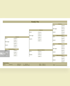 Family Genogram Template in Microsoft Word | Template.net
