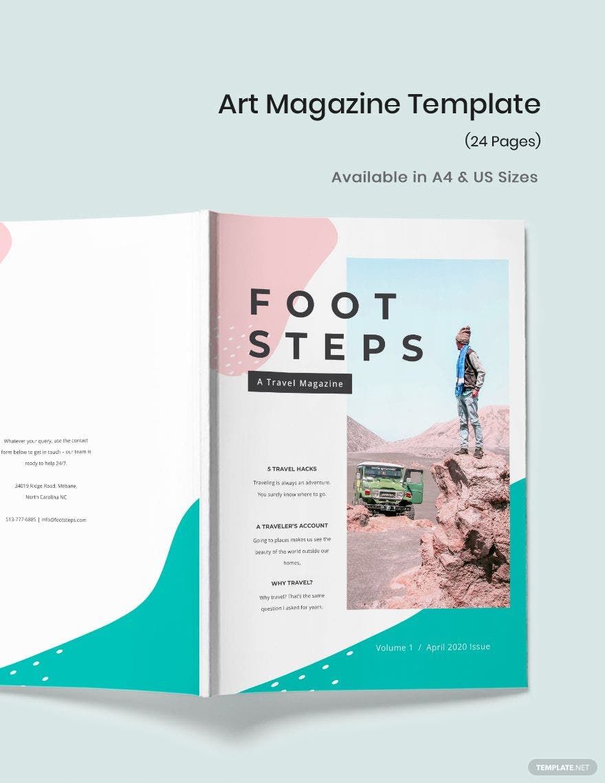 FREE Printable Magazine Word Template Download Template