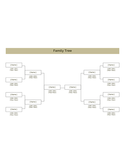 Free Modern Family Tree Template Download 38 Family Trees In Word 