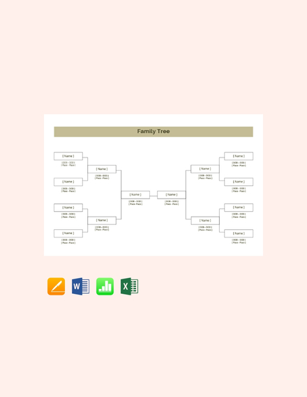 FREE Family Tree Templates In Microsoft Word DOC Template FREE Family Tree Templates In Microsoft Word DOC Template