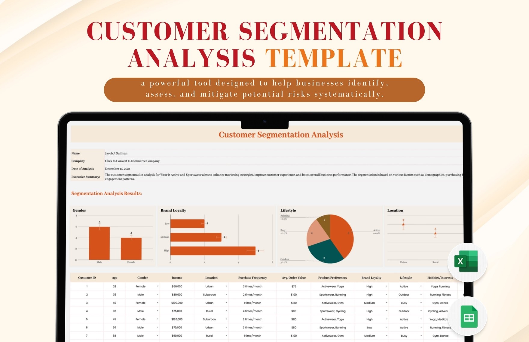 Free Editable Analysis Templates In Excel To Download Free Editable Analysis Templates In Excel To Download