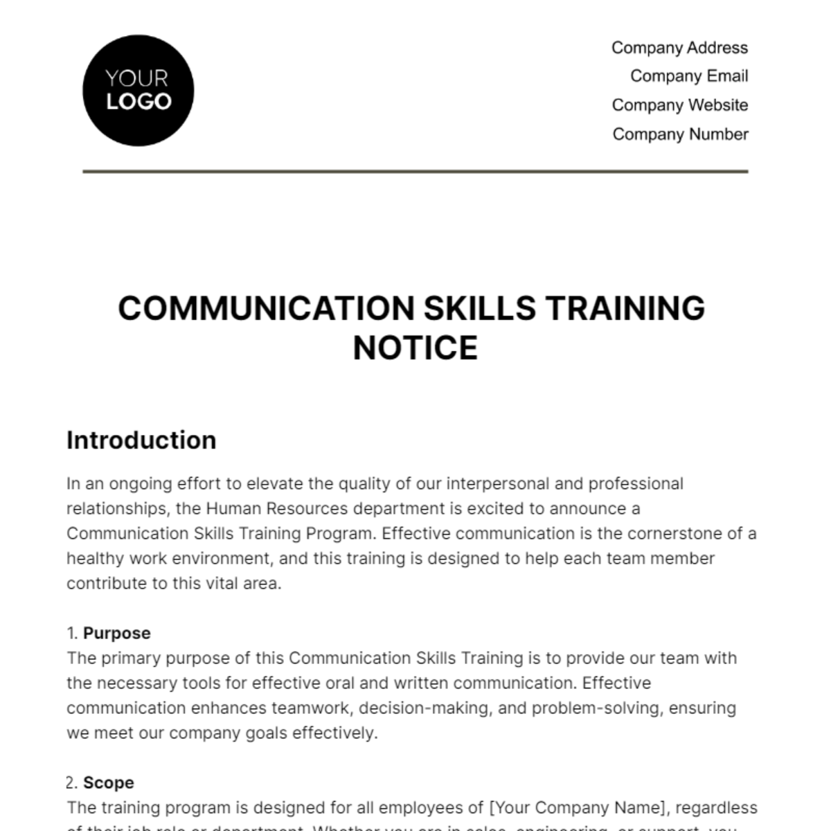 FREE Communication Templates Examples Edit Online Download FREE Communication Templates Examples Edit Online Download