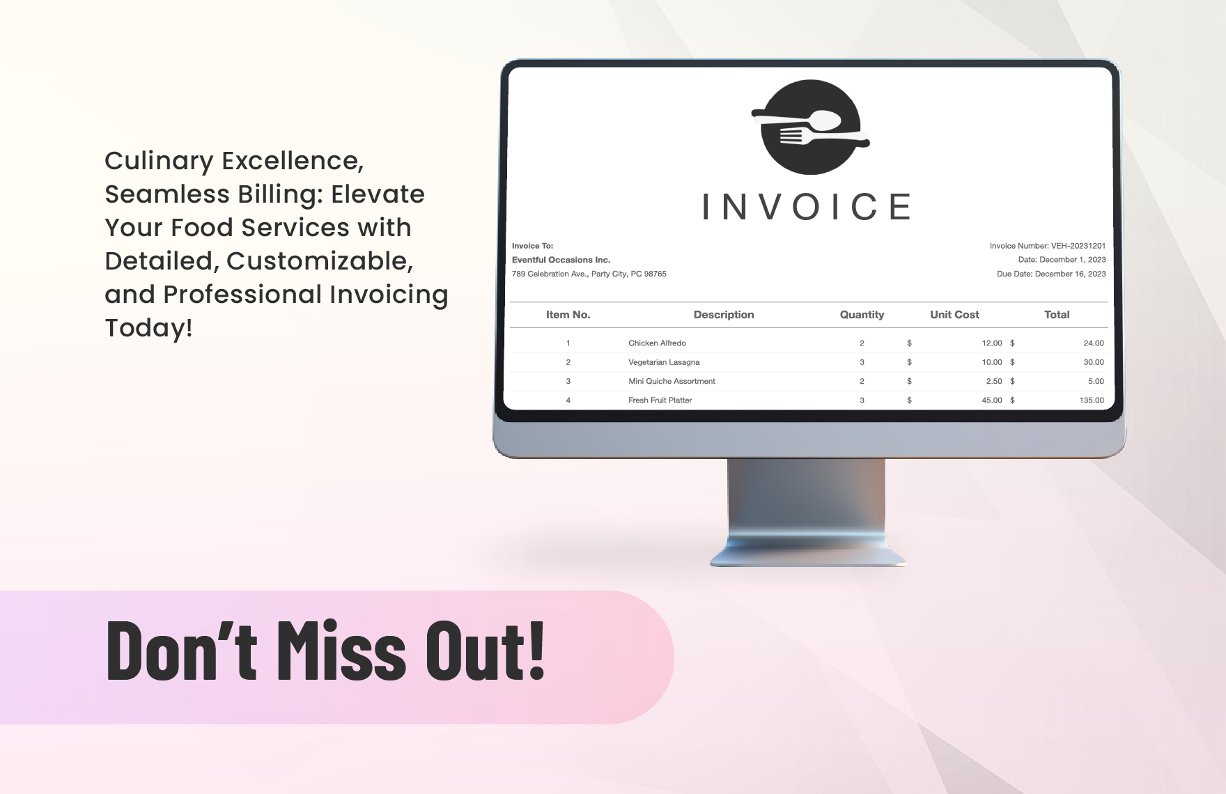 Travel Agency Company Invoice Template - Download in Word, Google Docs ...