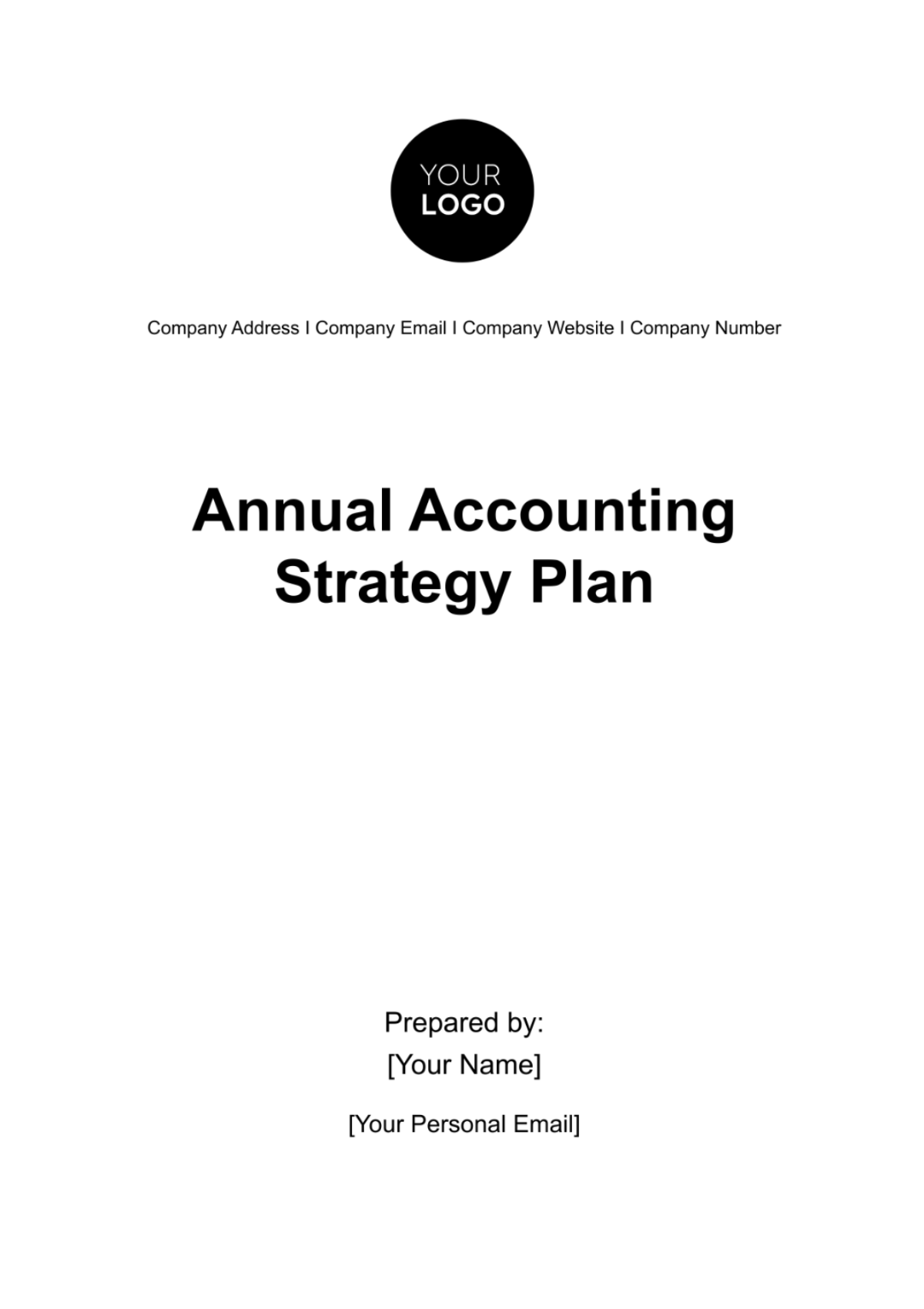 Annual Accounting Strategy Plan Template - Edit Online & Download ...