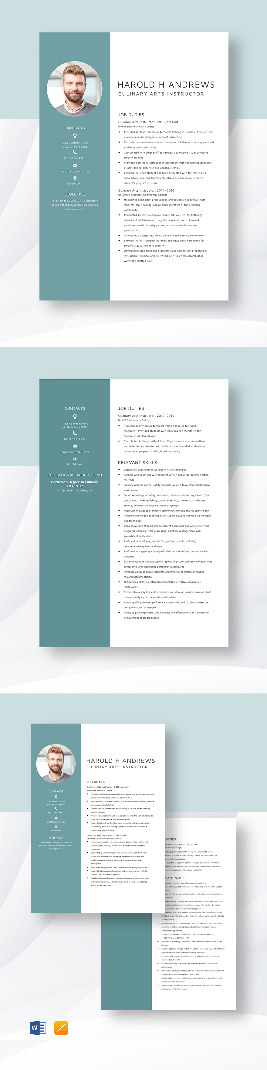 Free Pilates Instructor Resume Template - Word, Apple Pages | Template.net
