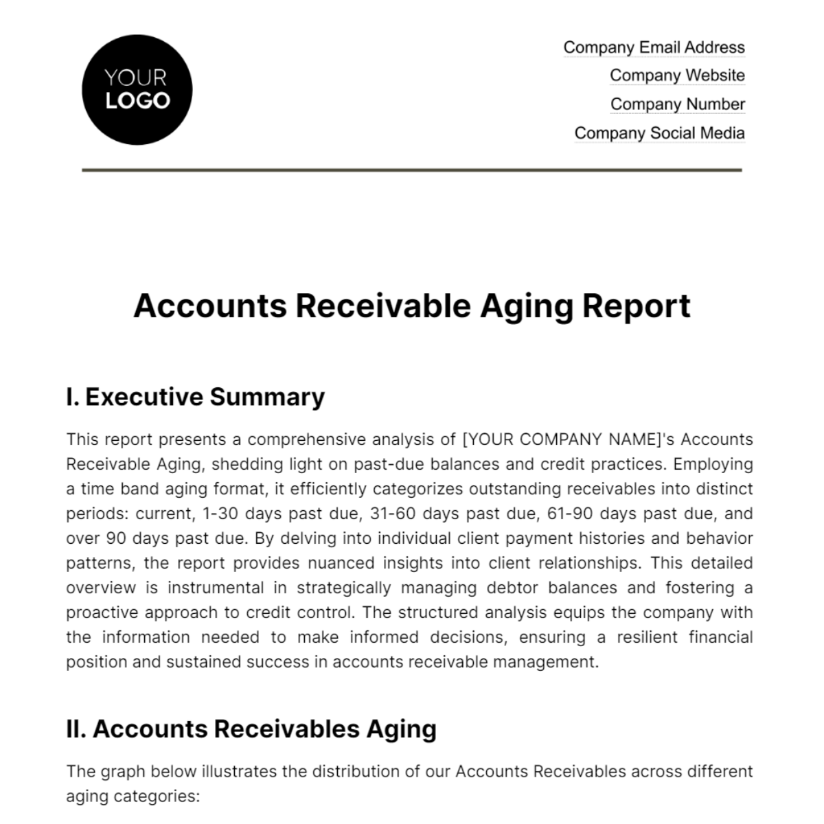 Accounts Receivable Aging Report Template Edit Online Download
