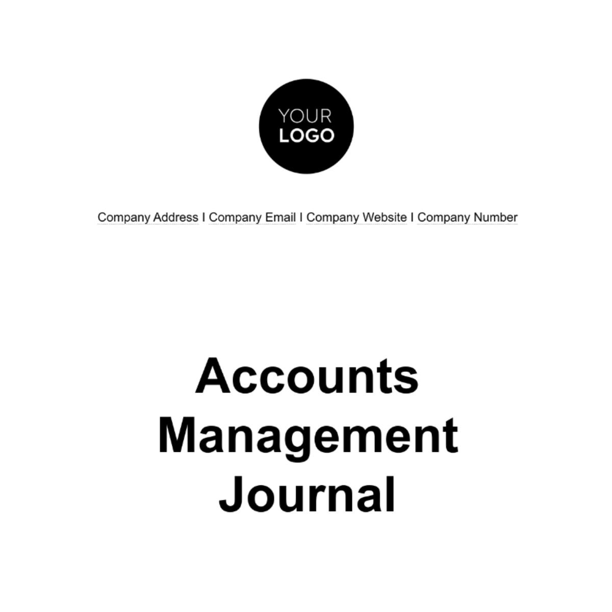Accounts Management Journal Template - Edit Online & Download Example ...