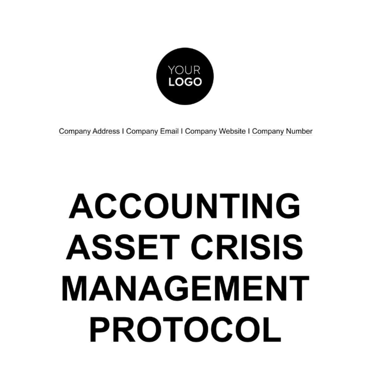 Accounting Asset Crisis Management Protocol Template - Edit Online ... Accounting Asset Crisis Management Protocol Template - Edit Online ...
