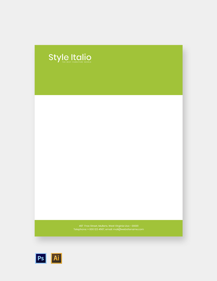 FREE CA Letterhead Template - Word (DOC) | PSD | Apple (MAC) Pages ...