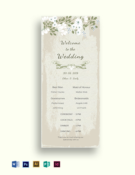20 Wedding Program Templates Free Downloads Template 20-wedding-program-templates-free-downloads-template