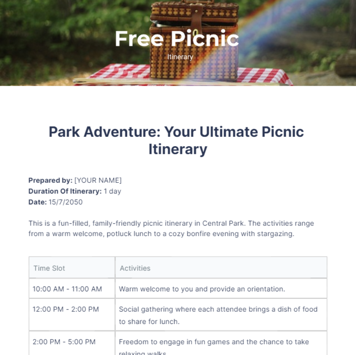 Page 10 FREE Free Templates Templates & Examples - Edit Online ...