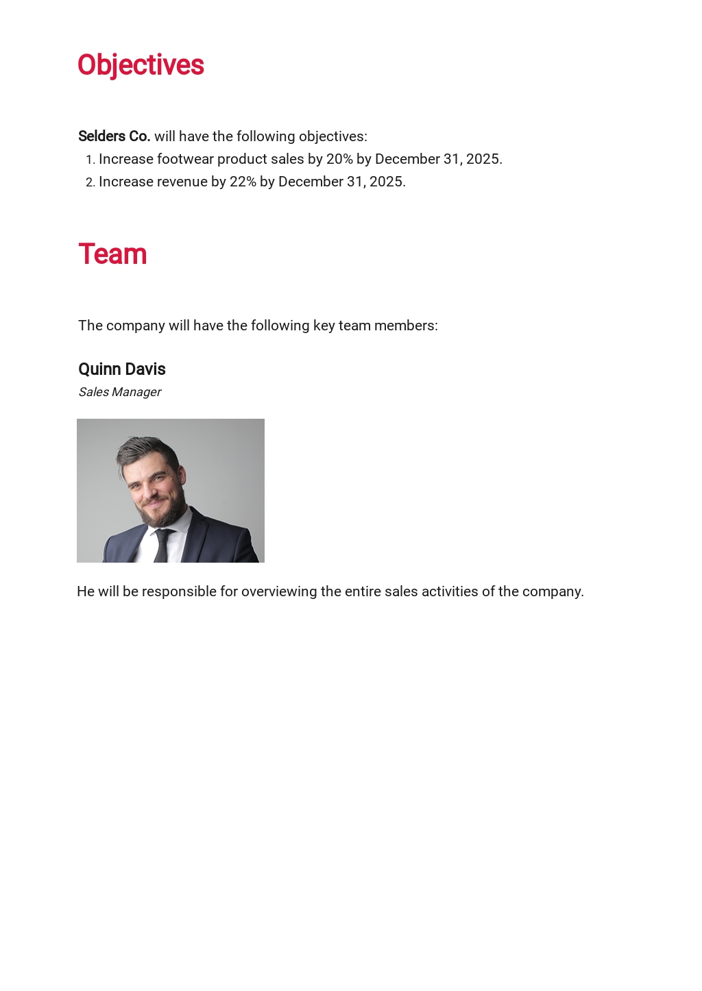 Sales Action Plan Template - Google Docs, Word, Apple Pages, PDF ...