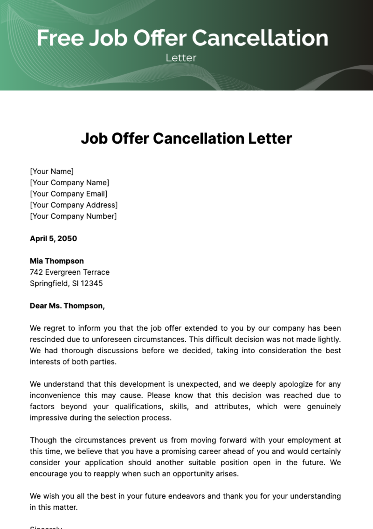 Free Daycare Closing Letter Layout Template Edit Online Download