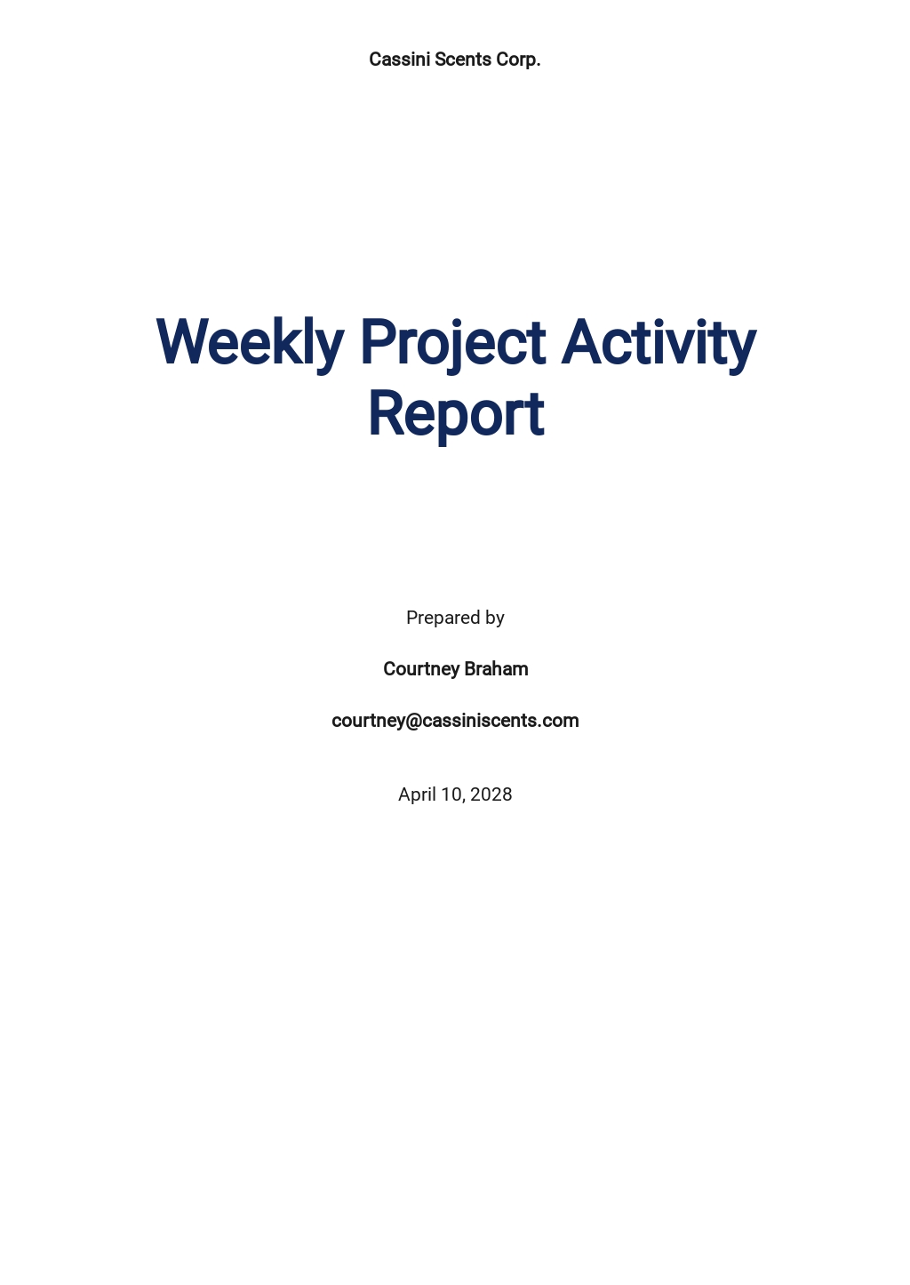 Free Weekly Report Templates 44 Download Illustrator Word Excel Free Weekly Report Templates 44 Download Illustrator Word Excel
