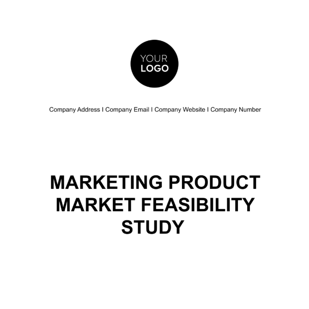 Marketing Product Market Feasibility Study Template - Edit Online ...